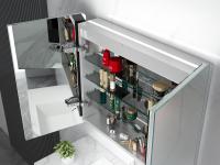 China Bathroom Mirrored Cabinet with Drawers and LED Light The Perfect Storage Solution for sale