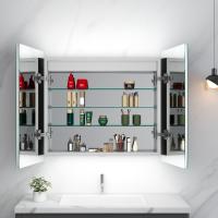 China Bathroom Mirrored Cabinet with Drawers and LED Light The Perfect Storage Solution for sale