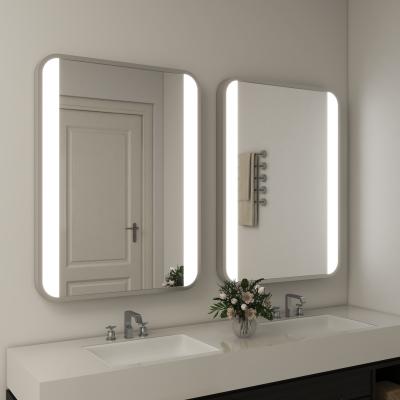 China Oval Shape Modern Bathroom LED Mirror with Bluetooth Music Speaker and Smart Light for sale