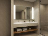 China Oval Shape Modern Bathroom LED Mirror with Bluetooth Music Speaker and Smart Light for sale