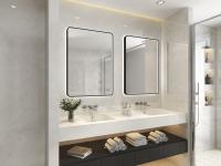China Touch Screen Round LED Bathroom Mirror Dustproof Dirt Resistant Shockproof for sale