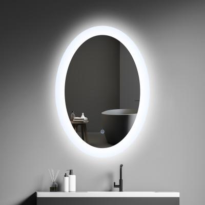China LED Digital Clock Bathroom Mirror LED Shatter Resistant Personalized Aesthetic for sale