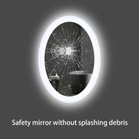 China LED Digital Clock Bathroom Mirror LED Shatter Resistant Personalized Aesthetic for sale