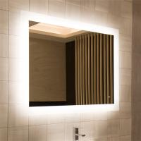China Modern Aluminum Frameless Lighted Makeup Mirror Erosion Resistant Rustproof for sale