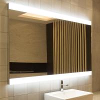 China Customized Decorative Led Bathroom Mirror Light With Music Speaker and Rectangle Shape for sale