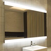 China Customized Decorative Led Bathroom Mirror Light With Music Speaker and Rectangle Shape for sale