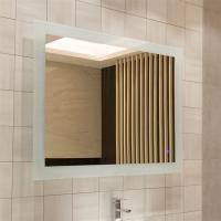 China Frameless Led Bathroom Mirror With Lights Stable Operation Illuminated Vanity Mirrors for sale