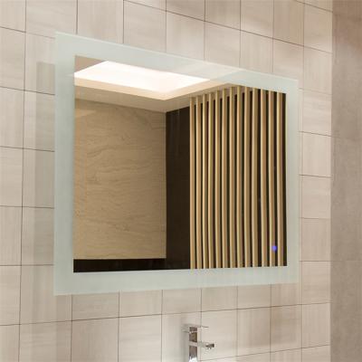 China Frameless Led Bathroom Mirror With Lights Stable Operation Illuminated Vanity Mirrors for sale