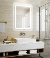 China Hotel Lighted Magnifying Makeup Mirror With Bluetooth And Dimmable Light for sale