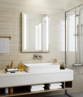 China Modern Design Bathroom Mirror With Bluetooth LED Lighting Bluetooth Illuminated Mirror for sale