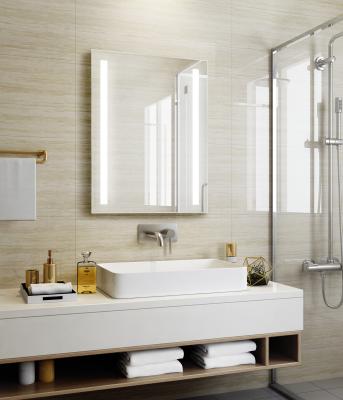 China Modern Design Bathroom Mirror With Bluetooth LED Lighting Bluetooth Illuminated Mirror for sale