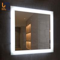 China Touch Sensor Frameless Lighted Bathroom Mirror High Reflection Wall Hanging for sale