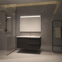 China Intuitive Touch Large Led Bathroom Mirror Moisture Proof For Hotels for sale