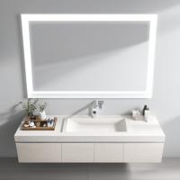 China Anti Fogging Vanity Mirror With Lights Energy Saving Battery Led Bathroom Mirror for sale