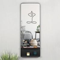 China Portable Wall Mounted Lighted Makeup Mirror Modern For Bathroom for sale