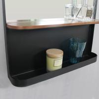 China Portable Wall Mounted Lighted Makeup Mirror Modern For Bathroom for sale