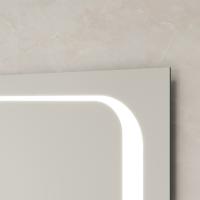China Compact Wall Mounted Lighted Makeup Mirror Customized High Visibility for sale