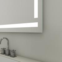 China Unadorned Style Vanity Mirror With Lights Bedroom Light Up Wall Mirror for sale