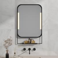 China Stylish Long Lasting Lighted Bathroom Vanity Mirror Space Saving Wall Mounted for sale