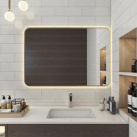 China Damp Proof Led Lighted Mirror High Visibility Smart With Touch Control for sale
