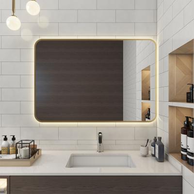 China Damp Proof Led Lighted Mirror High Visibility Smart With Touch Control for sale