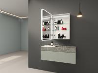 China Moisture Proof Led Medicine Cabinet High Brightness Bathroom Cabinet With Light for sale