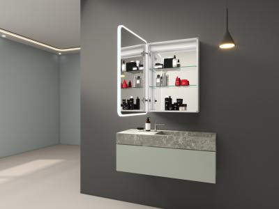 China Moisture Proof Led Medicine Cabinet High Brightness Bathroom Cabinet With Light for sale