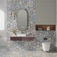 China Touch Control Bathroom Mirror With Lights Space Saving Round Backlit Bathroom Mirror for sale