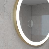 China Rectangular Single Sided Lighted Bathroom Vanity Mirror Dimmable LED Strip Light for sale