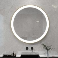 China Smart Bathroom Mirror With Lights Touch Switch And Anti Fog Light Up Mirror Vanity for sale