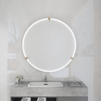 China Modern Bedroom Vanity Mirror With Lights Seamless Light Up Vanity Mirror for sale
