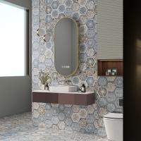 China Green Materials Custom Bathroom Mirrors Eco Friendly Bathroom Mirror With Lights for sale