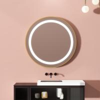 China Rapid Heating Bathroom Mirror With Lights Anti Fog Prevent Rust Mirror With Led Lights for sale