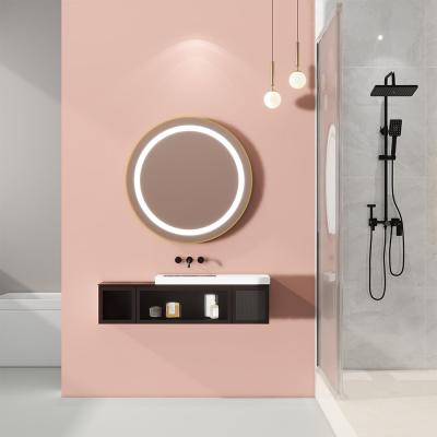 China Rapid Heating Bathroom Mirror With Lights Anti Fog Prevent Rust Mirror With Led Lights for sale