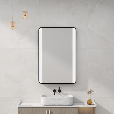 China Graceful Shape Illuminated Bathroom Mirrors With Color Changing Lights For Home And Hotel for sale