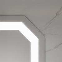 China Irregular Shaped LED Bathroom Mirror Light Customizable Design for Hotel and home for sale