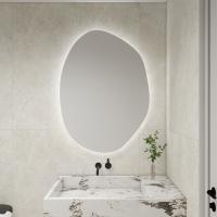 China Modern Geometric LED Mirror Light High Brightness Customizable for Hotel and Residential Bathrooms for sale