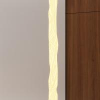 China Luxury Custom Sandblasted LED Mirror Light High Brightness for Hotels and Residences for sale