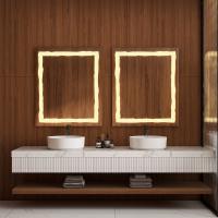 China Luxury Custom Sandblasted LED Mirror Light High Brightness for Hotels and Residences for sale