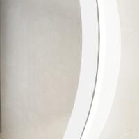 China Custom Sandblasted LED Mirror Light Adjustable Color Temperature for Hotel and Home for sale