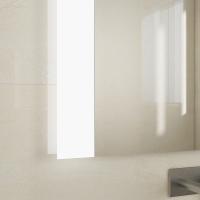 China Custom Size Frameless LED Mirror Light IP44 Waterproof Adjustable Color For Hotel or Home for sale