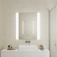 China Custom Size Frameless LED Mirror Light IP44 Waterproof Adjustable Color For Hotel or Home for sale