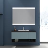 China Square LED Bathroom Mirror IP44 Rated Fog Free Energy Efficient For Hotel or Home for sale
