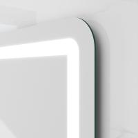 China Luxury Smart Lighted Mirror for Bathroom with Defogger and Custom Size Options For Hotel Or Home for sale