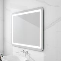 China Luxury Smart Lighted Mirror for Bathroom with Defogger and Custom Size Options For Hotel Or Home for sale