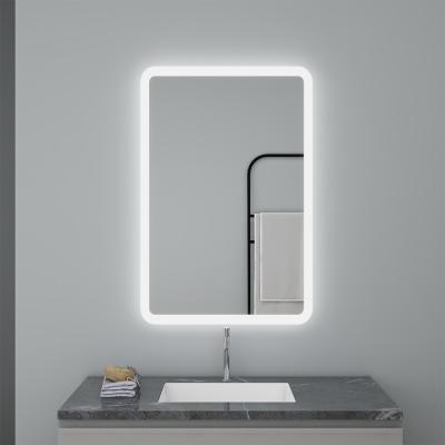 China Luxury Bathroom LED Mirror with Edge Illumination Anti Fog Function and Custom Size for sale