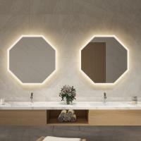 China Frameless LED Bathroom Mirror Lighting Solution with Soft White Glow and Smart Touch Control for Contemporary Interiors for sale