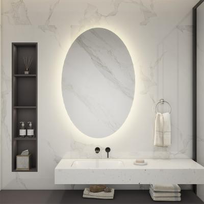 China Frameless LED Vanity Mirror Lighting for Bathroom Walls with Anti Fog Technology and High Lumen Output for Clear Reflection for sale