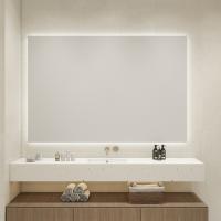 China Frameless LED Vanity Mirror Light with Adjustable Color Temperature and IP44 Waterproof Protection for Bathroom Installations for sale