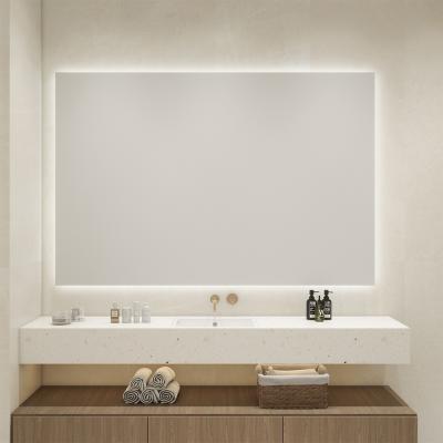 China Frameless LED Vanity Mirror Light with Adjustable Color Temperature and IP44 Waterproof Protection for Bathroom Installations for sale